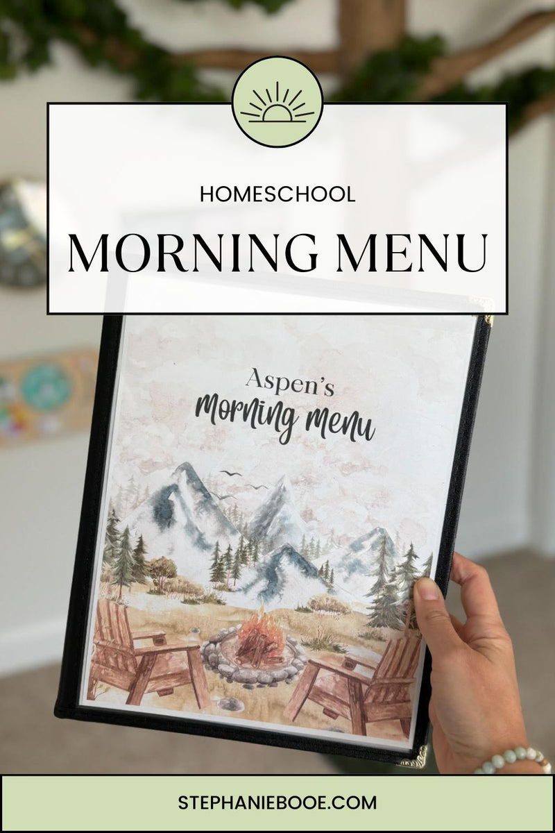 Printable Homeschool Morning Menu – The Warrior Shop